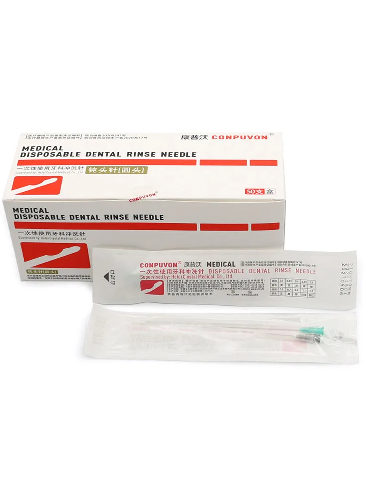 50packs Fine Micro Cannula Needle Tips 25g/27g/30g Plain Ends Notched ...