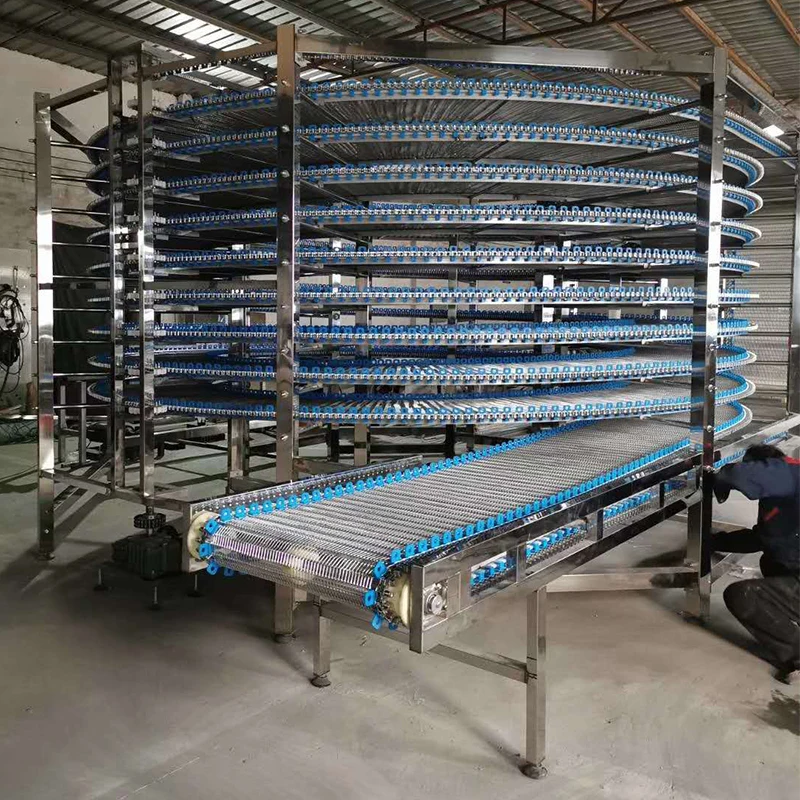 Stainless Steel Spiral Cooling Tower Conveyor Cooling Multi-layer ...