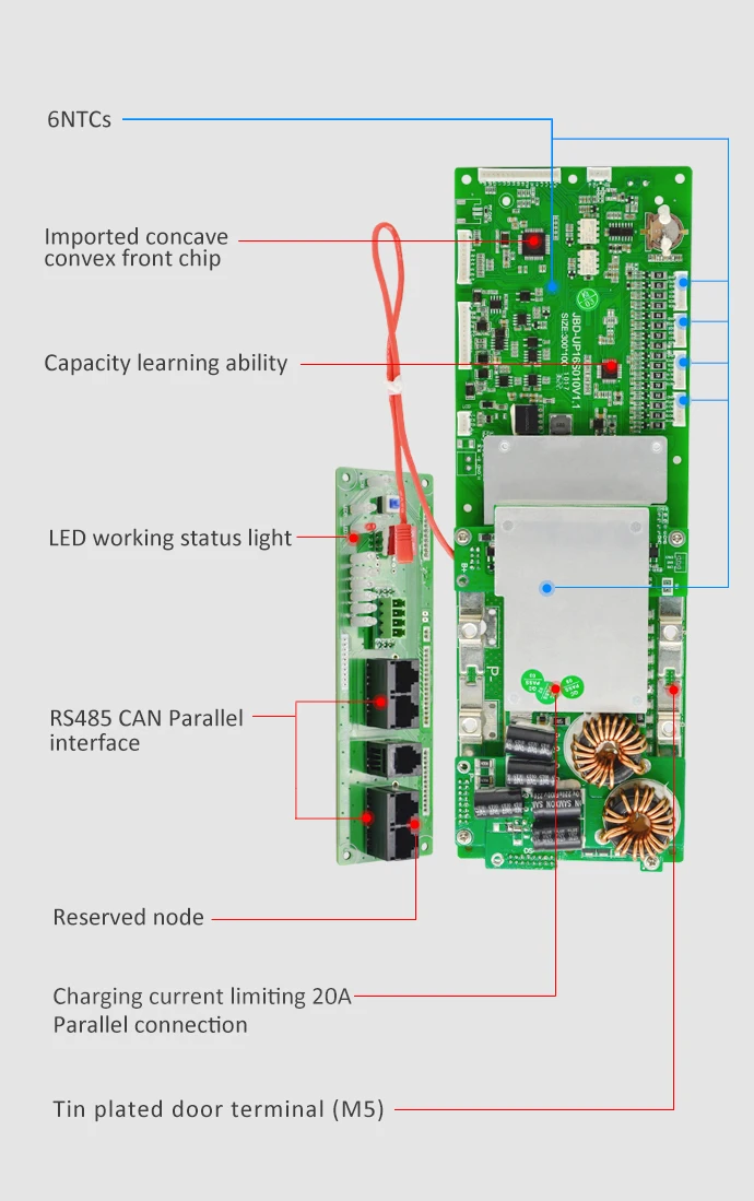 JBD Smart BMS - Active Balance for 4S to 22S Batteries