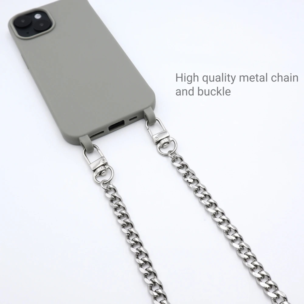 Universal Crossbody Metal Chain Cell Phone Strap Free Sample Phone Case ...