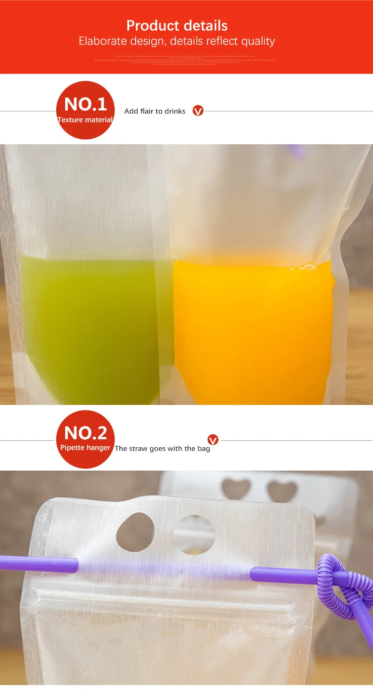 Vertical Coffee Liquid 500ML Unique Soup Packaging Vietnam Double ...