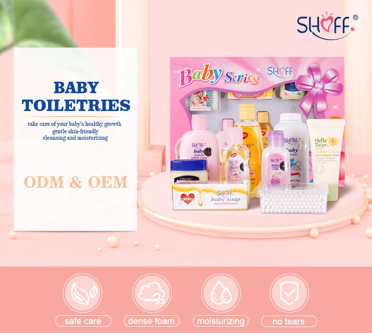 Baby Daily Care Gift Set - 9 Items for Nourishing Skin