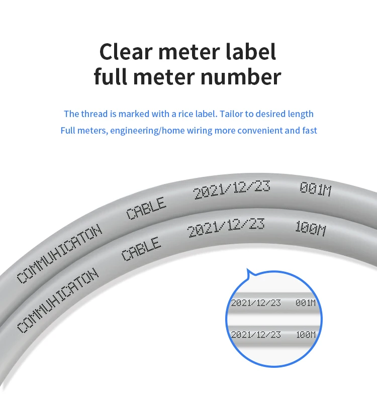 Pvc Jacket Ethernet Rg6 Network Cable For Indoor Communication Bare ...