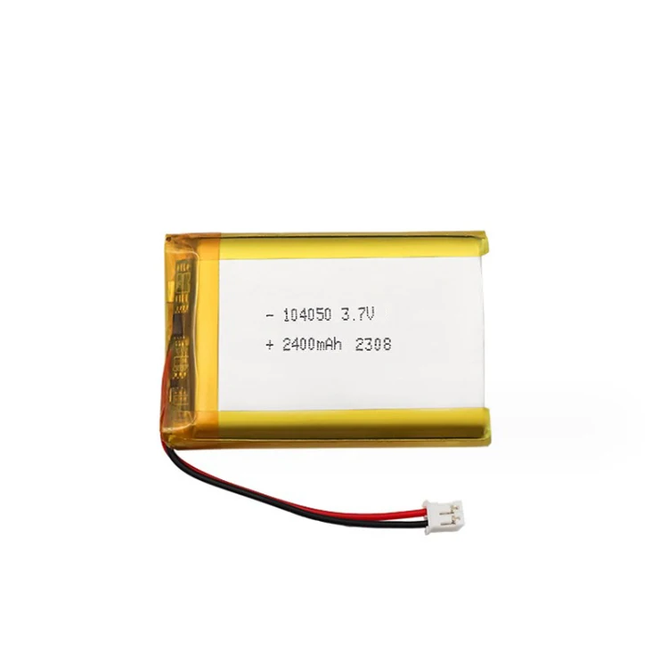 104050 3.7V 2400mah Rechargeable Lithium Polymer Battery