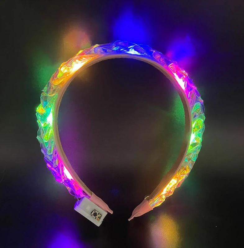 Light up Headband Led Headband Led Face Jewelry Glow Headband Led Crown ...
