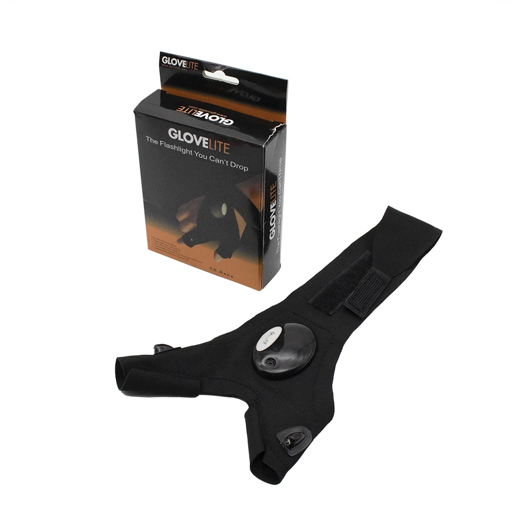 Portable Waterproof Flexible Led Flashlight Gloves Finger Light Fishing ...