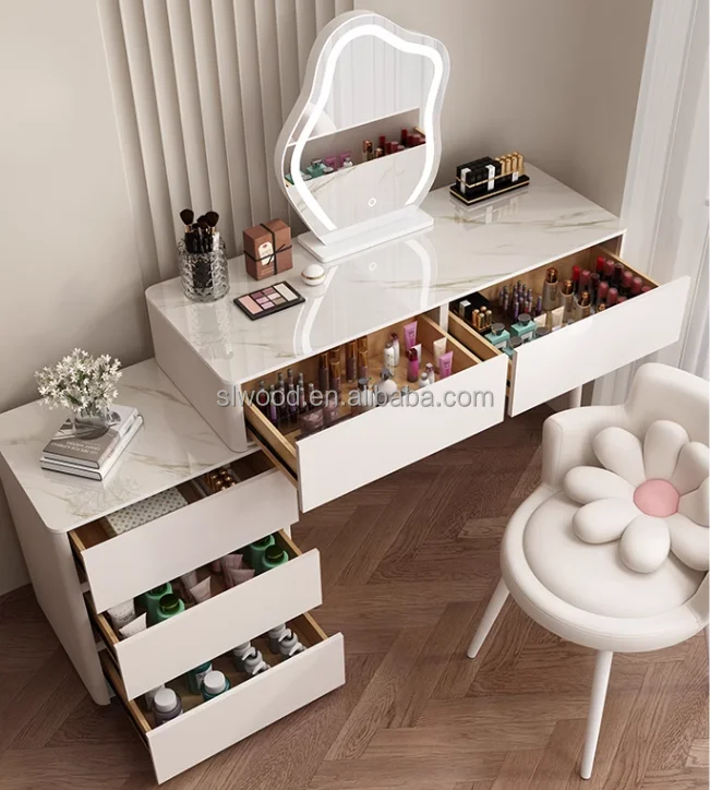French Cream Style Dressing Table Bedroom Modern And Minimalist Multi ...