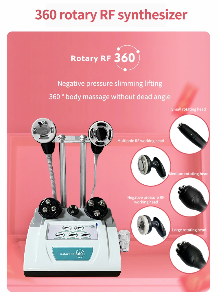 Negative Pressure Health Equipment 360 Degree Rolling Rotary Machine Rf ...