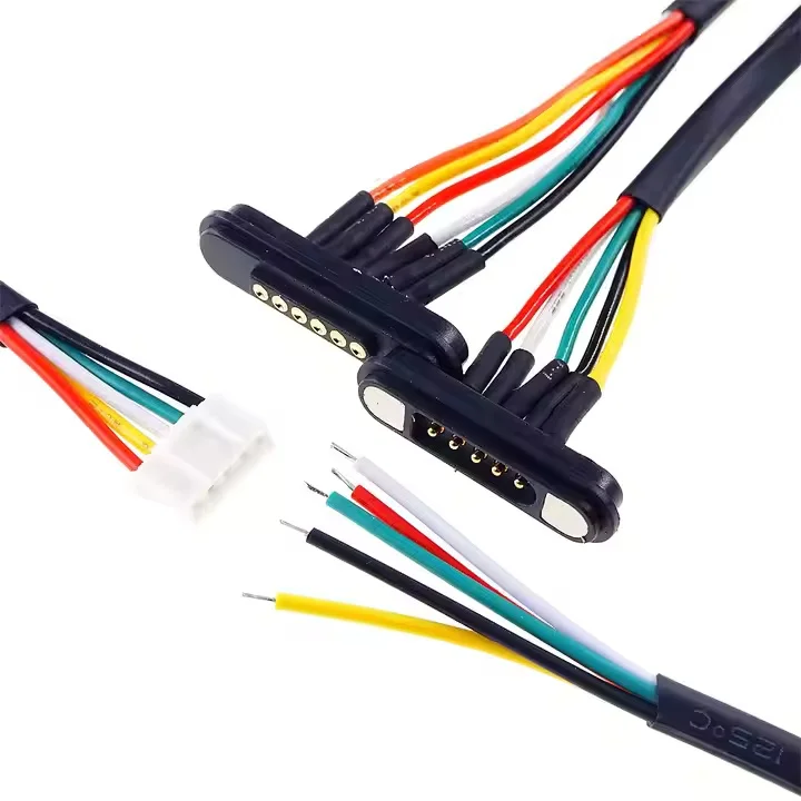 Hot Selling Magnetic Spring Loaded Connector 2 3 4 5 6 7 8 9 10 11 Pin ...