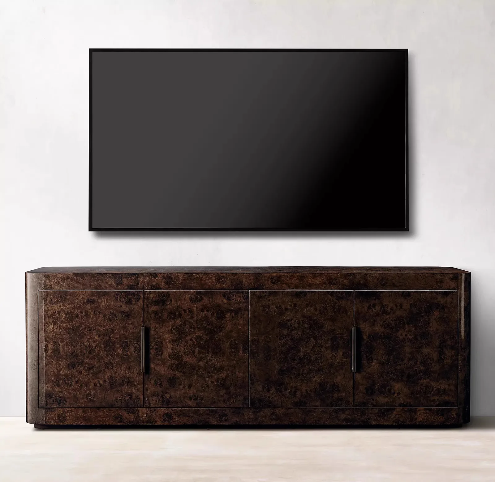 RH American Solid Wood TV Cabinet - Stylish Storage