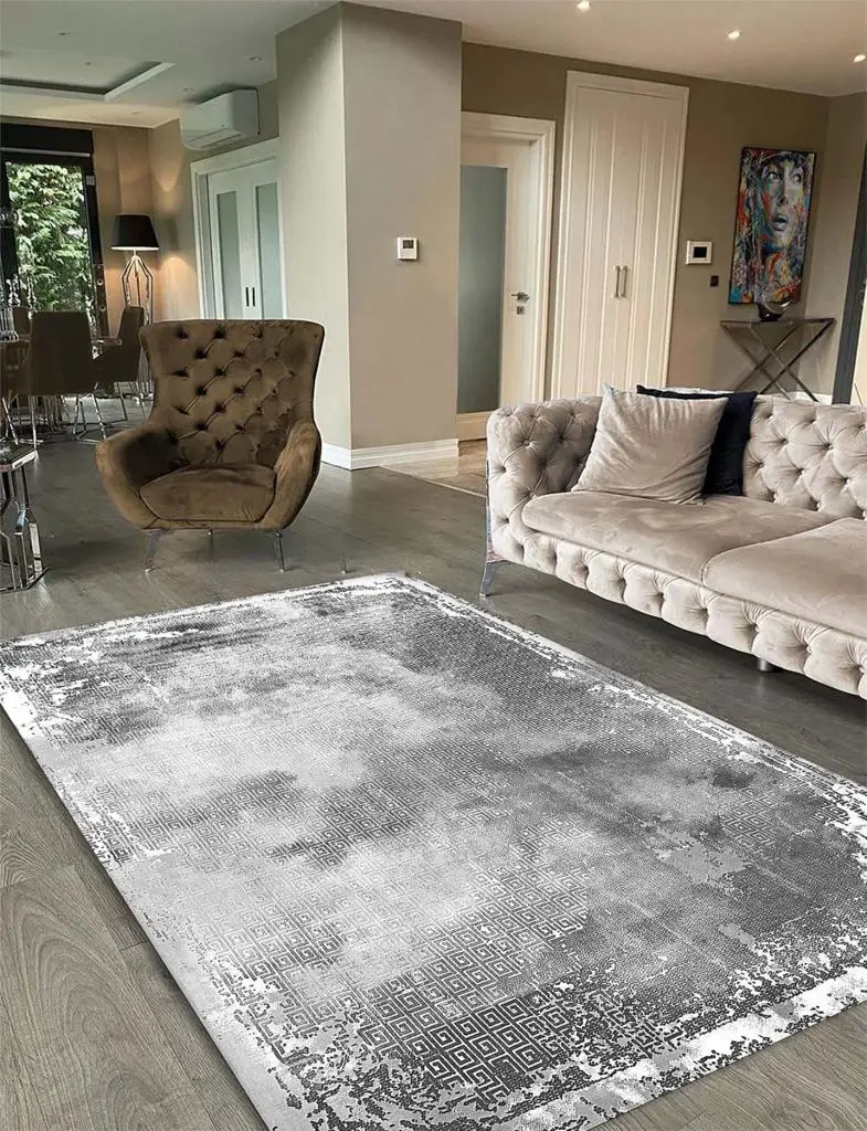 Custom Marble Design Large Size 3m Vintage Carpet Luxury