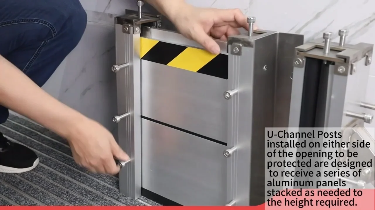 Flood Control Metal Wall Anti Flood Barrier Panel Flood Barriers For ...