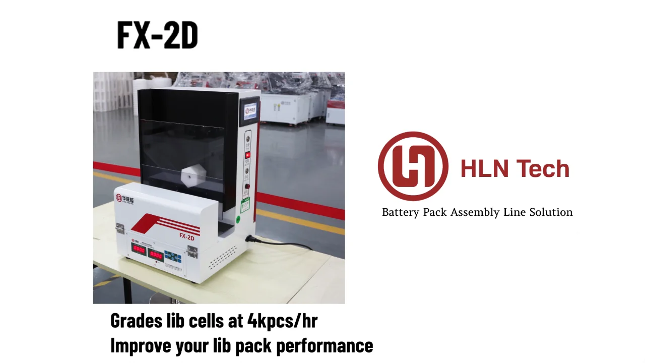 Hln Brand 2 Channel Automatic Cylindrical Battery Sorter 18650 Lithium ...