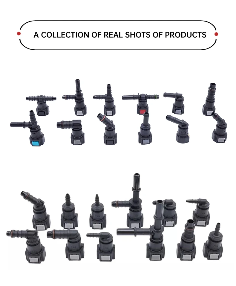 Car Fuel Line Quick Connector Elbowrubber Hose Joint Coupler Id3 Id4 ...