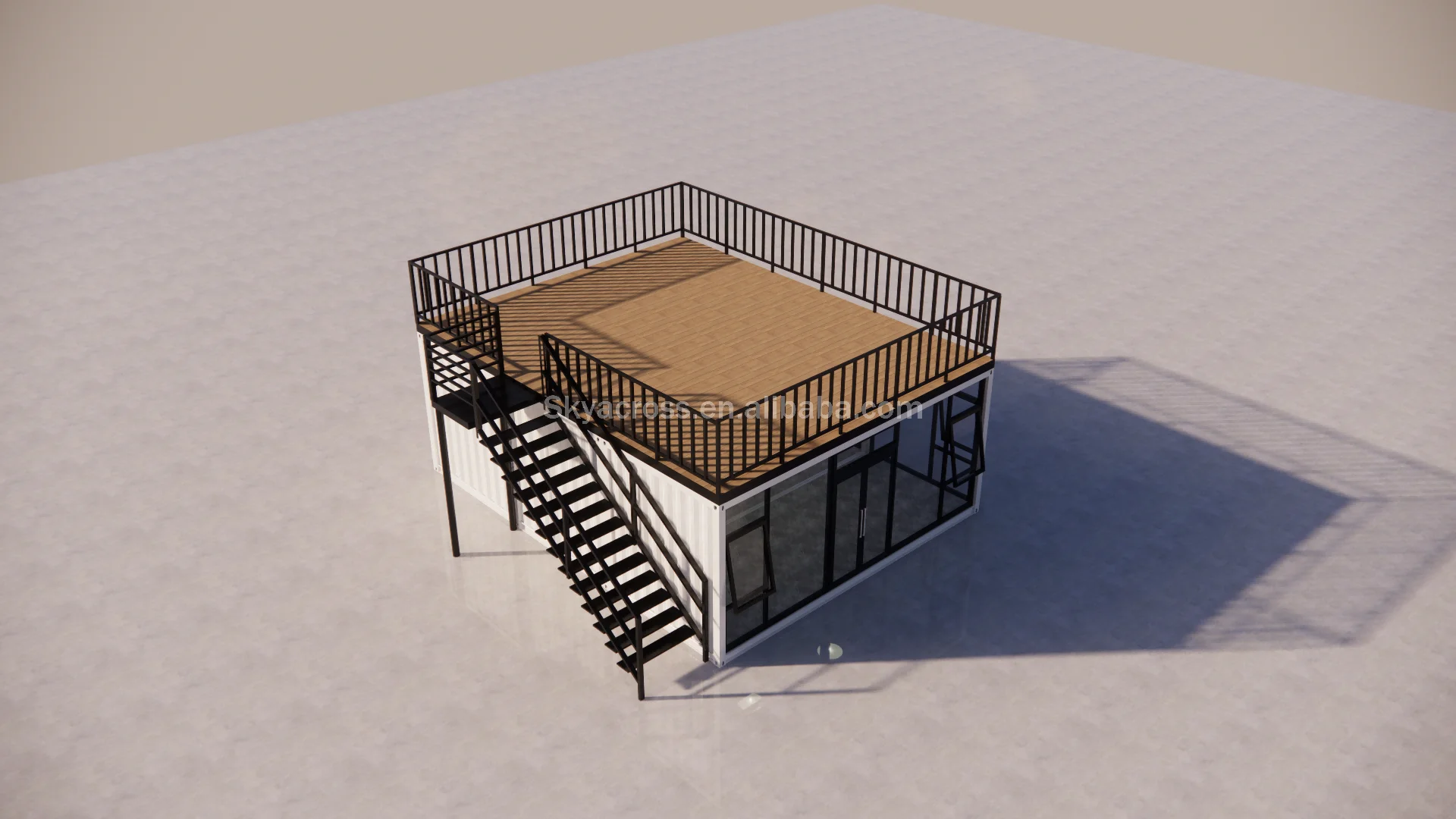 Prefab Shipping Container Shop Store 40ft Prefabricated Container Shops ...