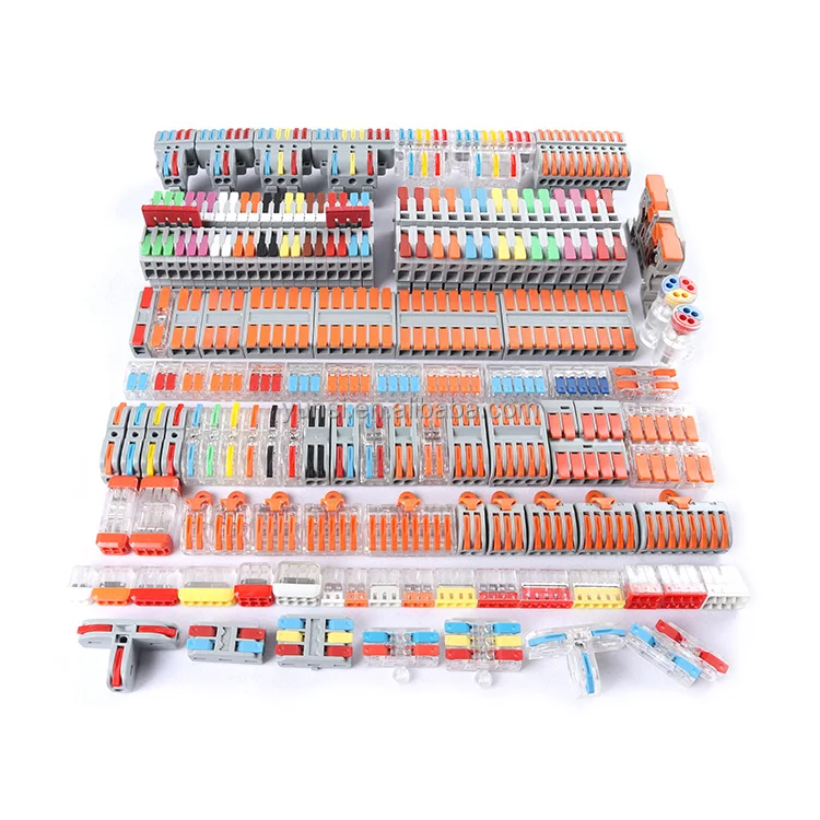 3 Position Press Horizontal Patch Terminal Led Lighting Connector Patch ...