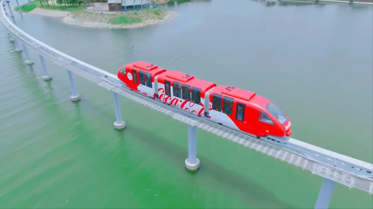 Sea Theme Amusement Parks Sightseeing Monorail Train - Buy Theme Park ...