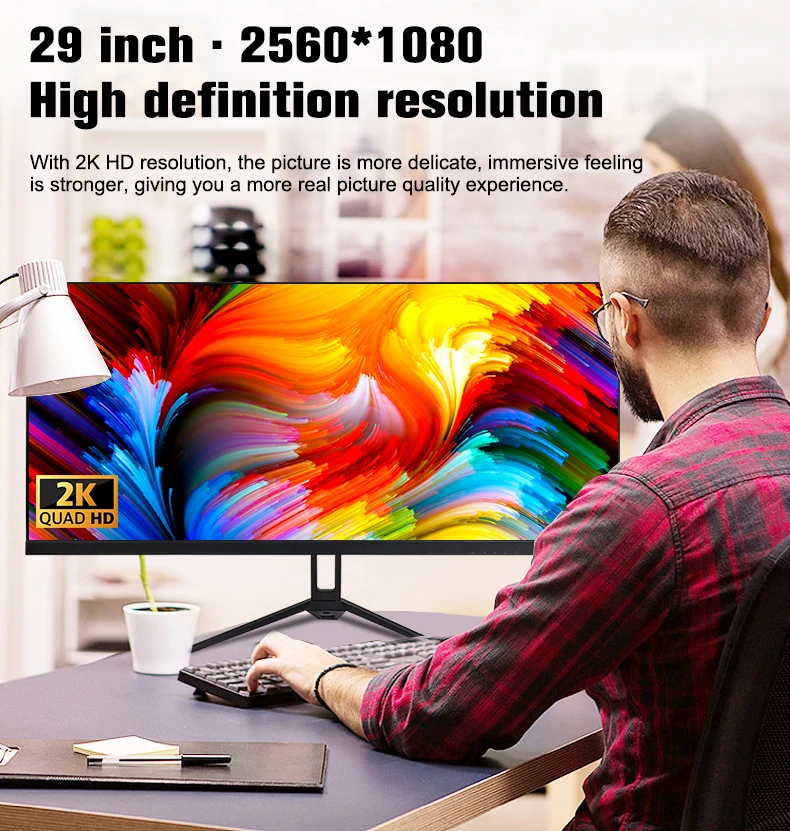 Ultrawide Curved Monitor 49 Inch Gaming Full Hd 32 Inch 144hz 4k Flat ...