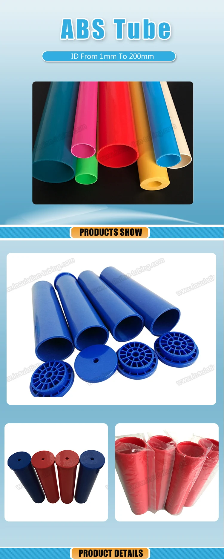 큰 직경 Abs 플라스틱 튜브 Abs 호스 Abs 튜브 Oem,다채로운 Abs 튜브 Abs 파이프 공장 - Buy Abs ...