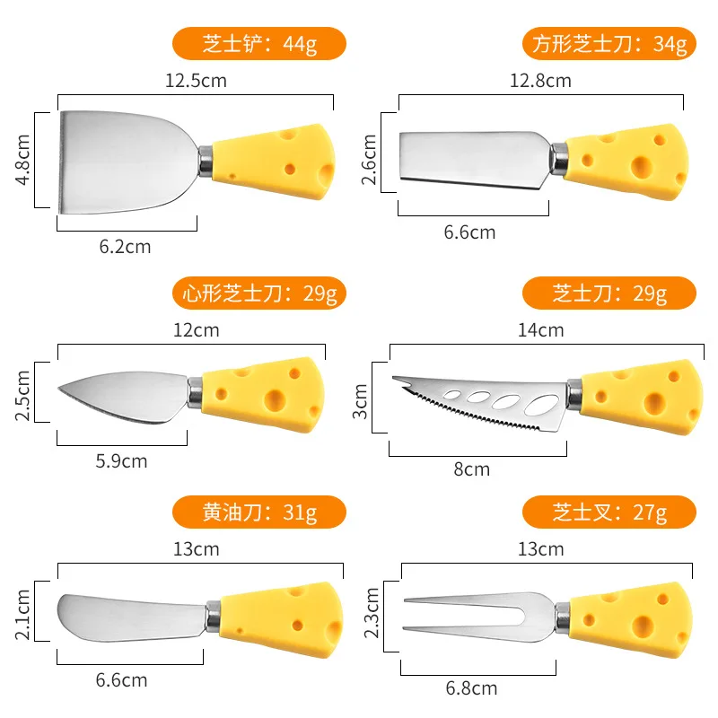 6 Piece Cheese Knife Set For Charcuterie Utensils Accessories Buy