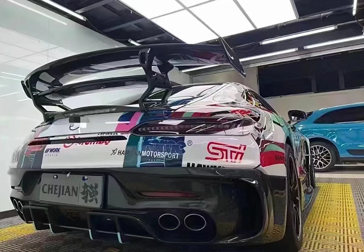 BS Style Carbon Fiber Rear Spoiler for Mercedes Benz Amg Gt Gts Gtc ...