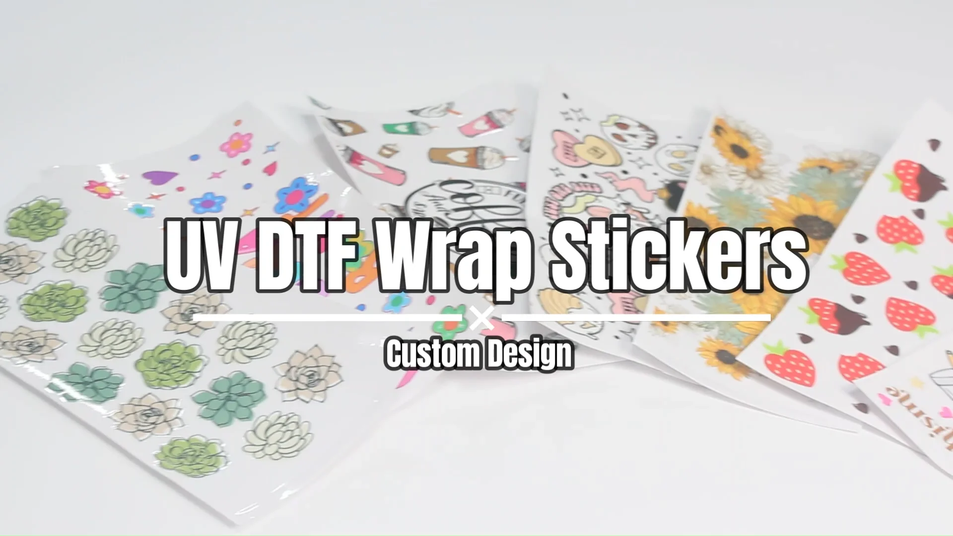 16oz 16 Oz Uvdtf Decals Stickers Wholesale Custom Logo Film Sheets Uv ...