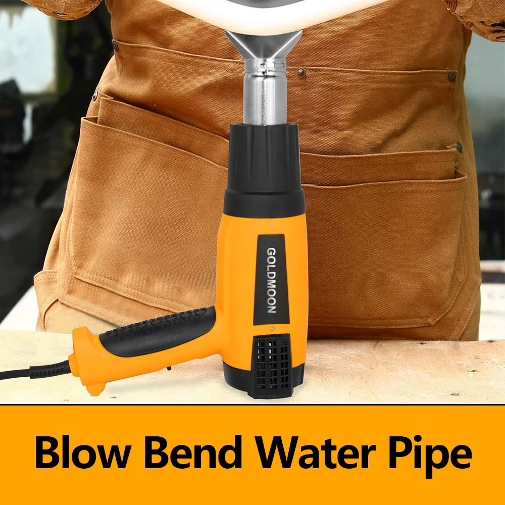 Goldmoon Heat Gun Kit 2000w With Dual-temperature Hot Air Gun 122f ...