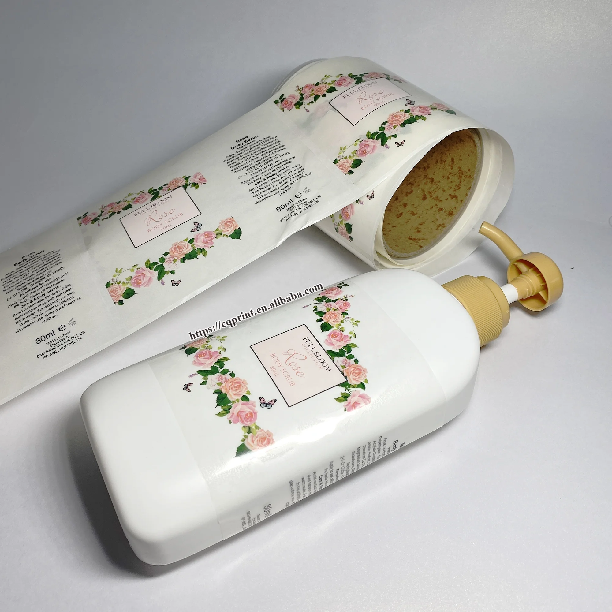 Transparent Label Printing - Custom Stickers for Cosmetics