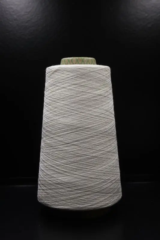 Merceried Small Cone Natural Eco-friendly 100% Cotton Yarn Raw White ...