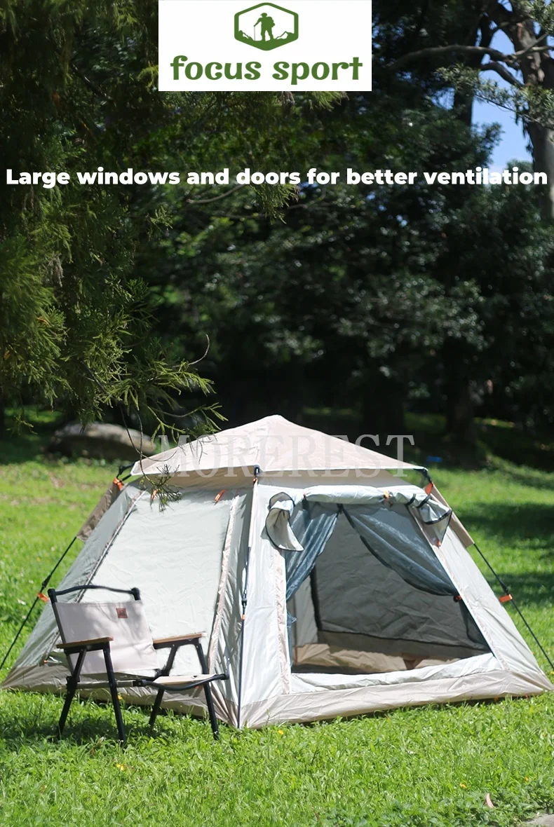 Automatic Outdoor Hiking Tent Large Sunproof Waterproof Camping Tent| Alibaba.com
