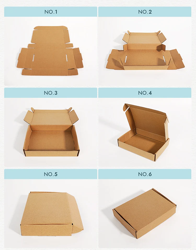 Shipping Cardboard Kraft Paper Packaging Box Aircraft Paper Box Folding ...