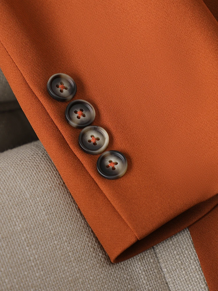 New Arrivals Ladies Elegant Solid Color Suits Set For Women Blazer And ...