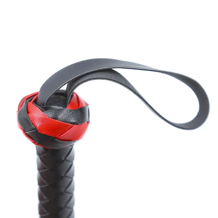 BDSM Weaving PU Leather Led Whip - Popular Sex SM Toy