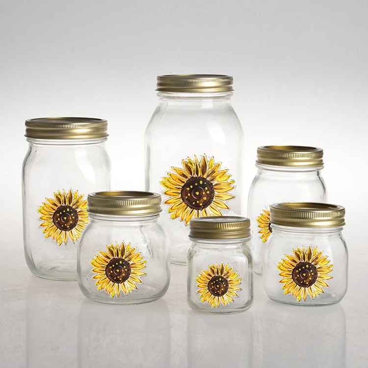 ZGS Glass Mason Jars - Durable & Versatile Storage Solutions