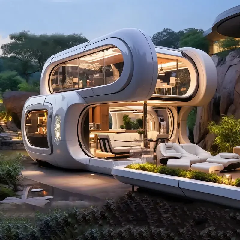 LUBAN CABIN Smart Resort Capsule Cabin Homestay Prefabricated Home ...