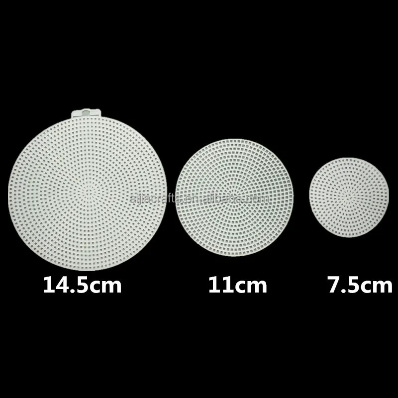 Plastic Canvas Mesh Sheets Round Clear Canvas Sheets Needlepoint Blank ...