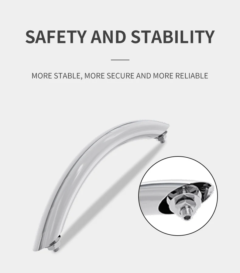 Stainless Steel Bathtub Handles - Safe & Stylish Grab Bars