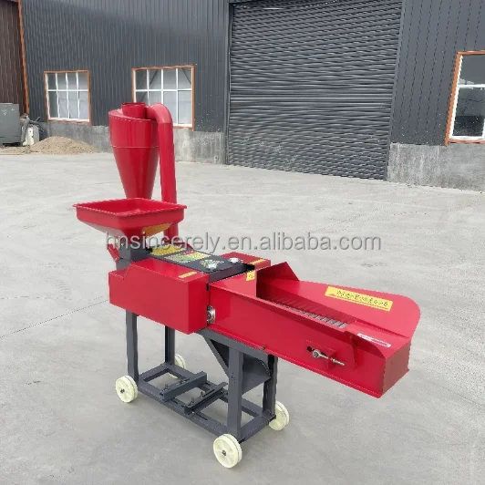 Straw Chopper, Shredding and Crushing Machine, Household Cattle and ...