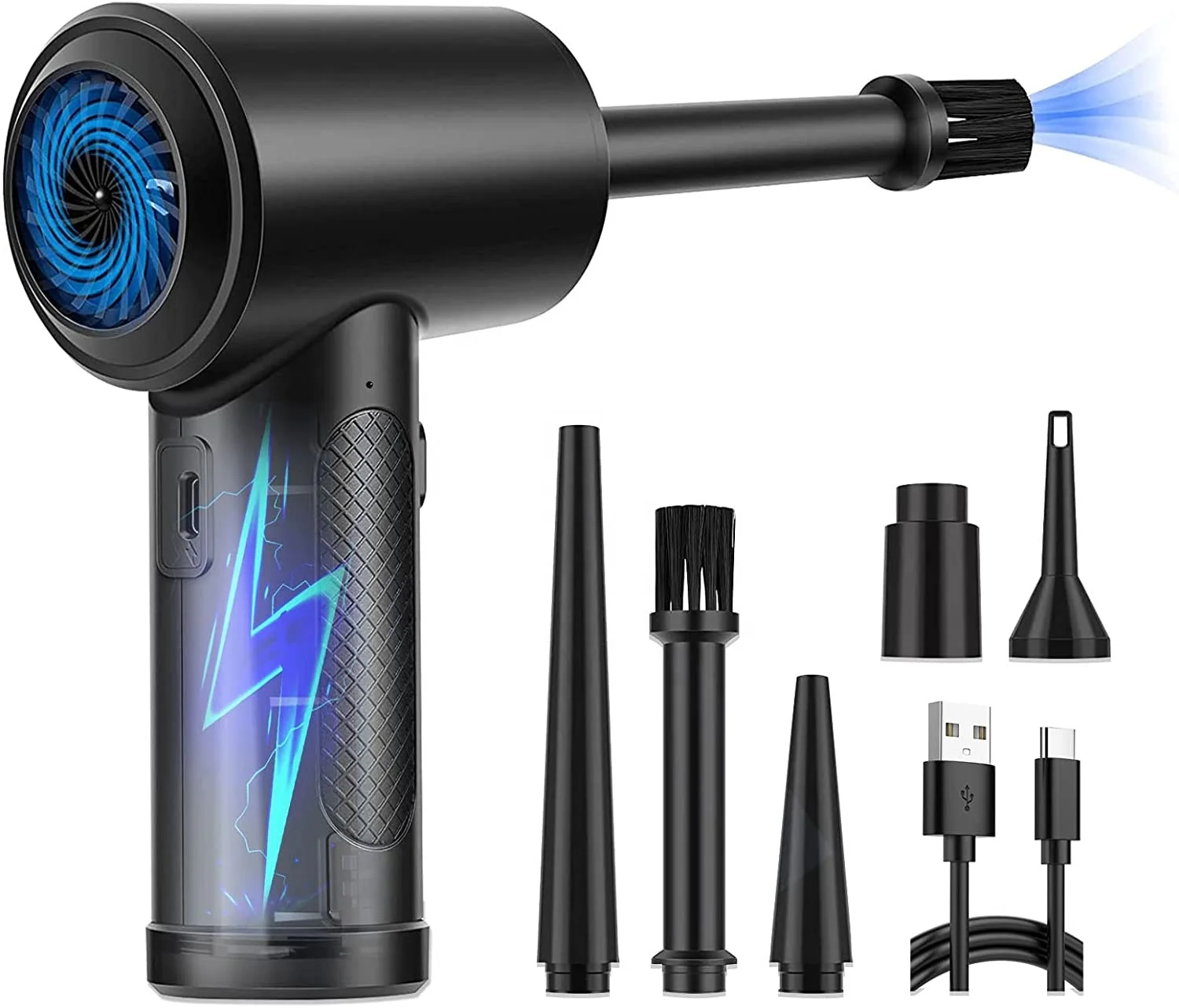 Multi Electric Compressed Air Duster Canned Air Spray Blower Cleaner ...