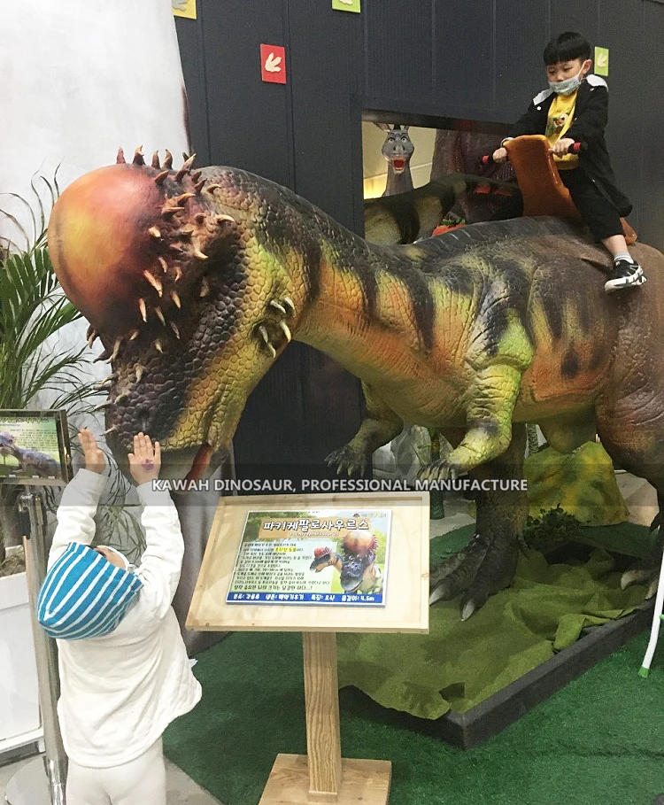 Animatronic Dinosaur Kiddie Ride Amusement Park Rides Coin Operated ...