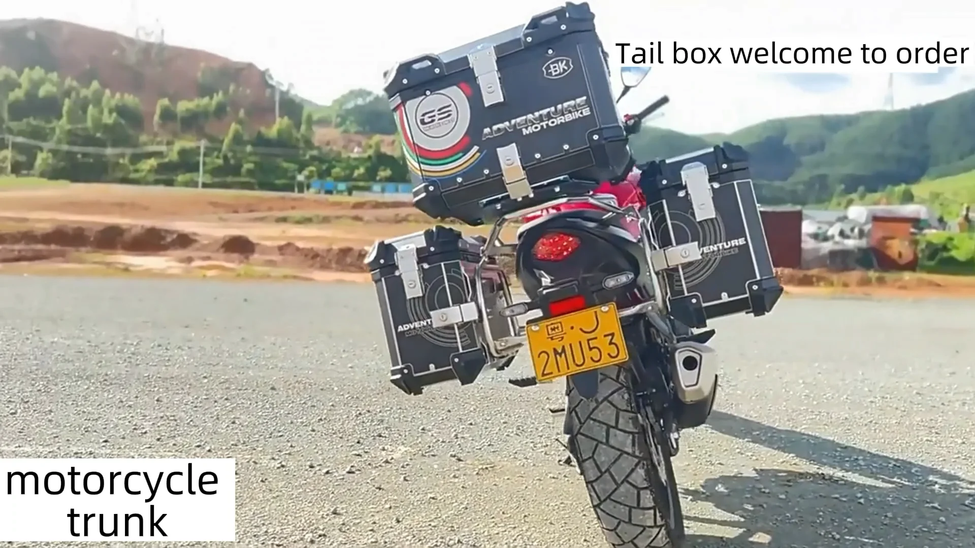 Motorcycle Tail Box Trunk 28l/36l/45l/55l/65l/80l/100l Quick Release ...