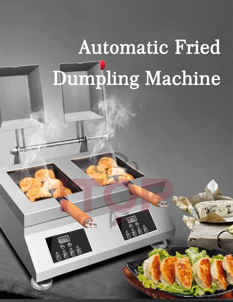 Commercial Electric Automatic Samosa Fryer Gyoza Frying Pan Fried ...