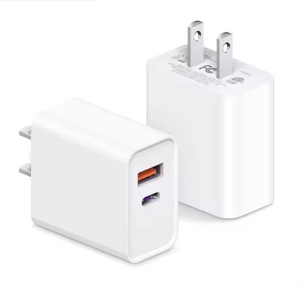 2 Port Pd Qc Qc3.0 Fast Quick Charging US Plug Usb Power Adapter 12w ...