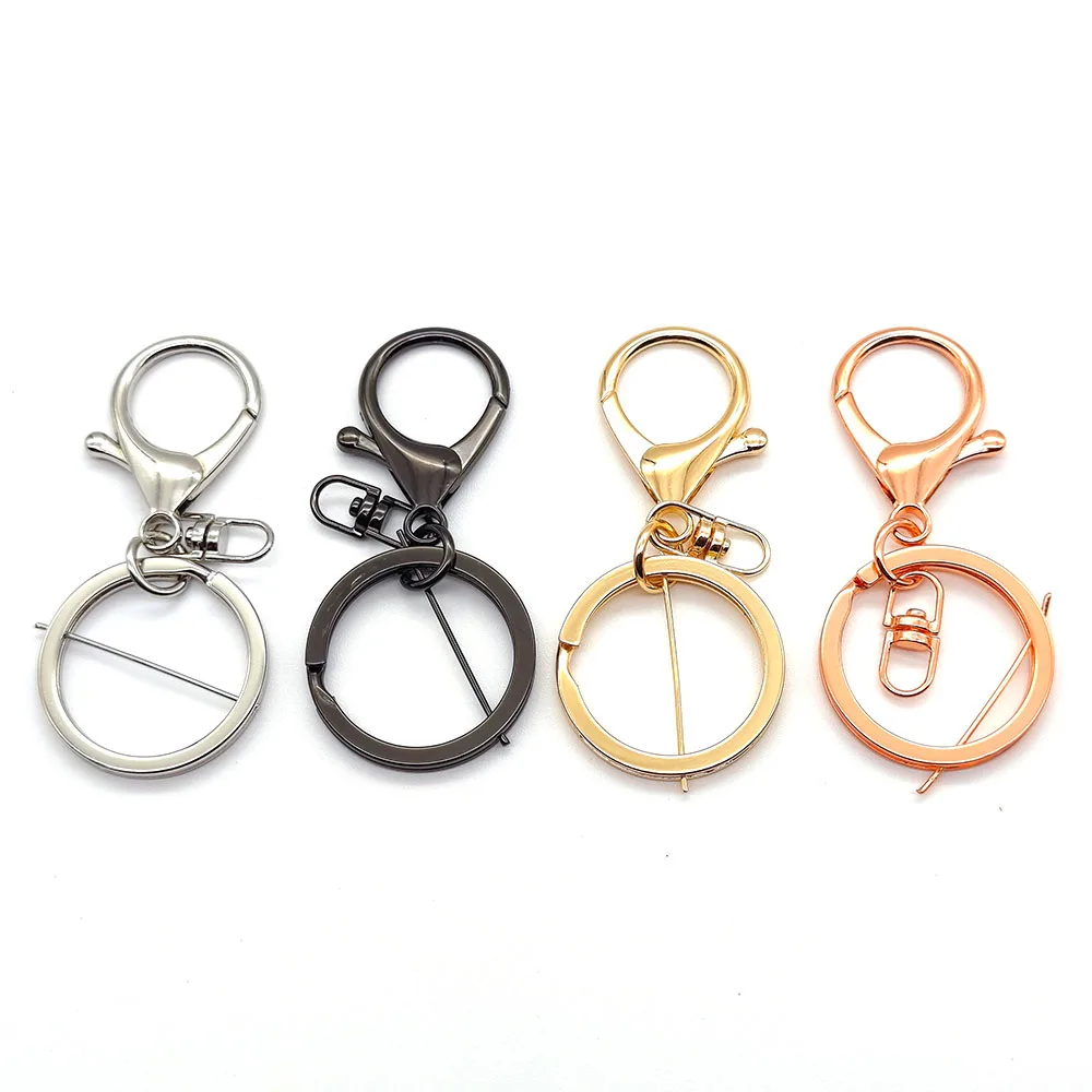 Wholesale Metal Rotary Swivel Dog Buckle Keychainn Key Ring 35mm Zinc ...