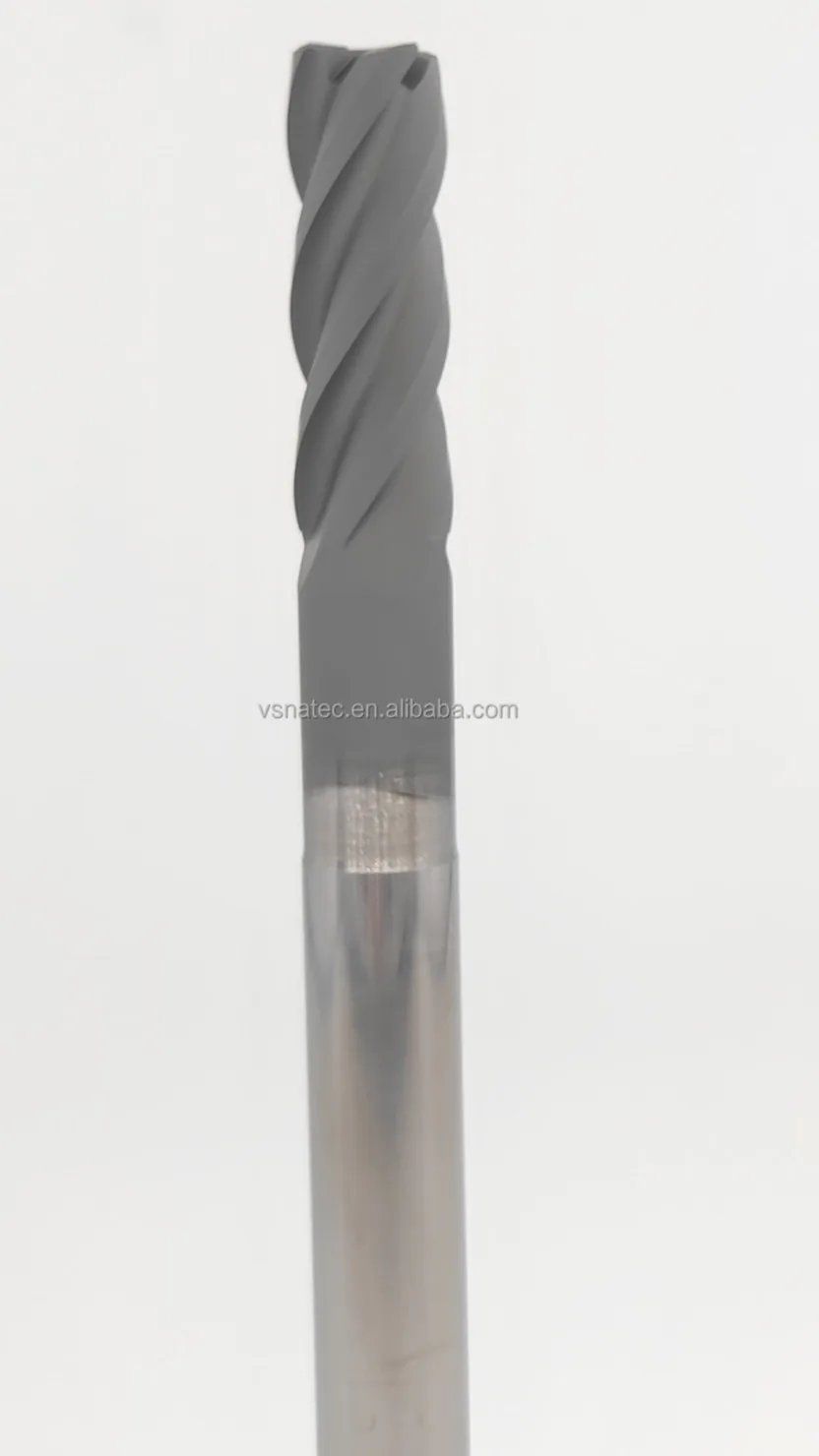Vsn Endmill Cutter High Quality Carbide Cnc Cutting Tool End Mill Solid ...