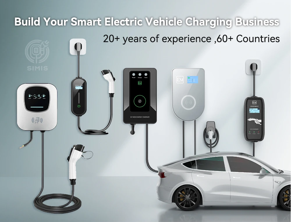 Custom 3 Phase 16a 32a Wallbox Ev Charger Ip54 Electric Car Charging ...