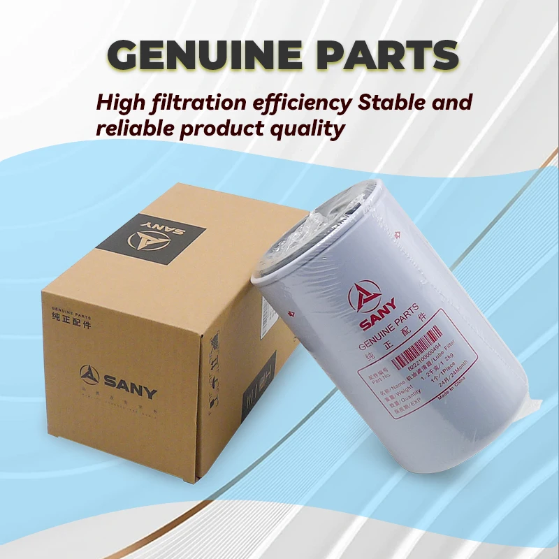 Sany Excavator Oil Filter - High Efficiency & Original Quality