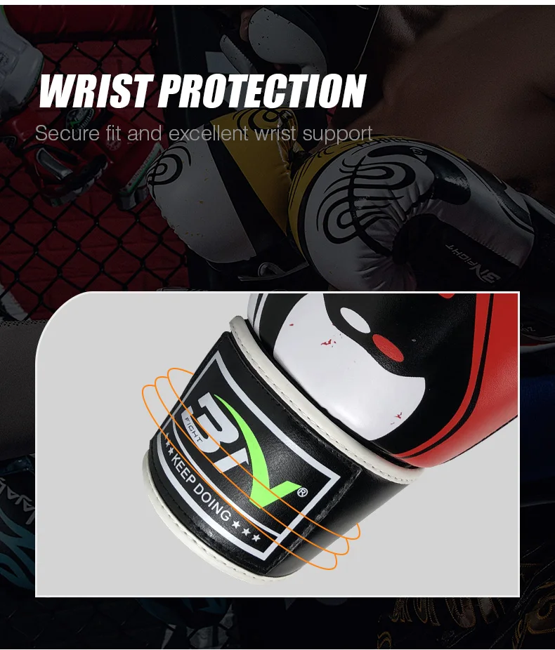 Bn Boxing Gloves Men Women Mma Kickboxing 10oz Punching Bag Mitts 12oz ...