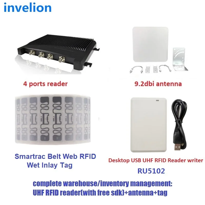 Invelion Uhf Rfid Reader Rs232 Tnc Long Range 1-35m Warehouse ...