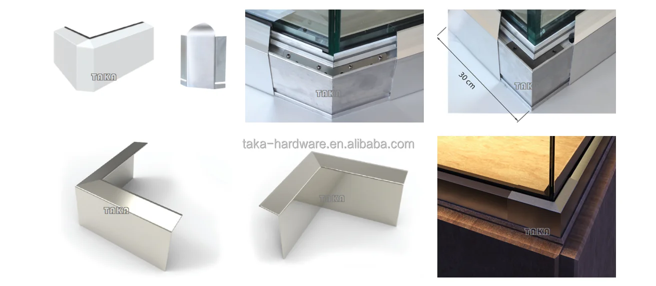 Aluminum U Channel for Glass Railing - Durable & Stylish